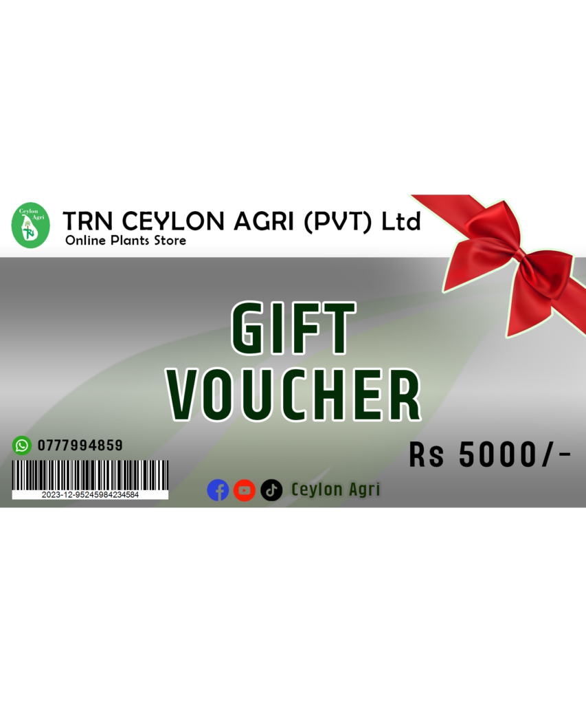 Gift Voucher Rs 5000/- Ceylon Agri